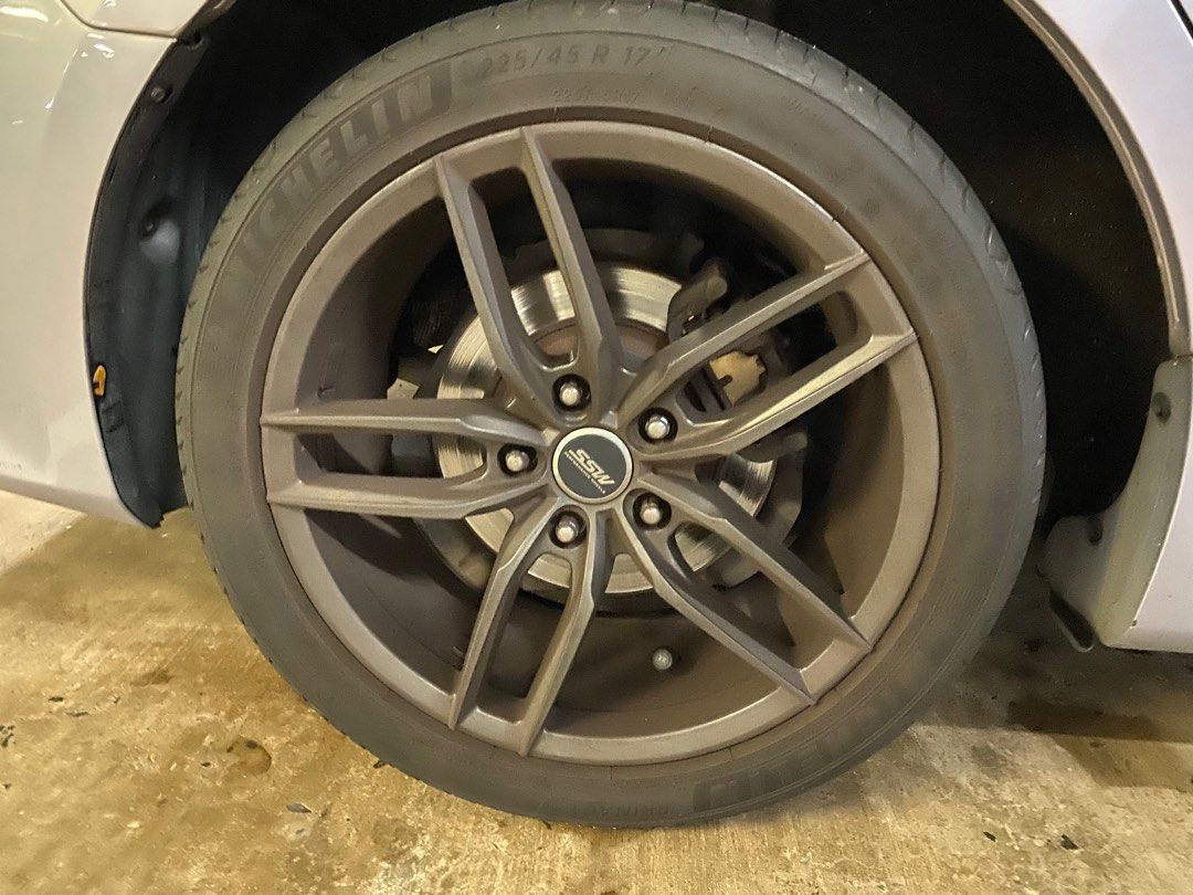 17” SSW rims 5x114.3 for Toyota Mazda Honda, Car Accessories, Tyres ...