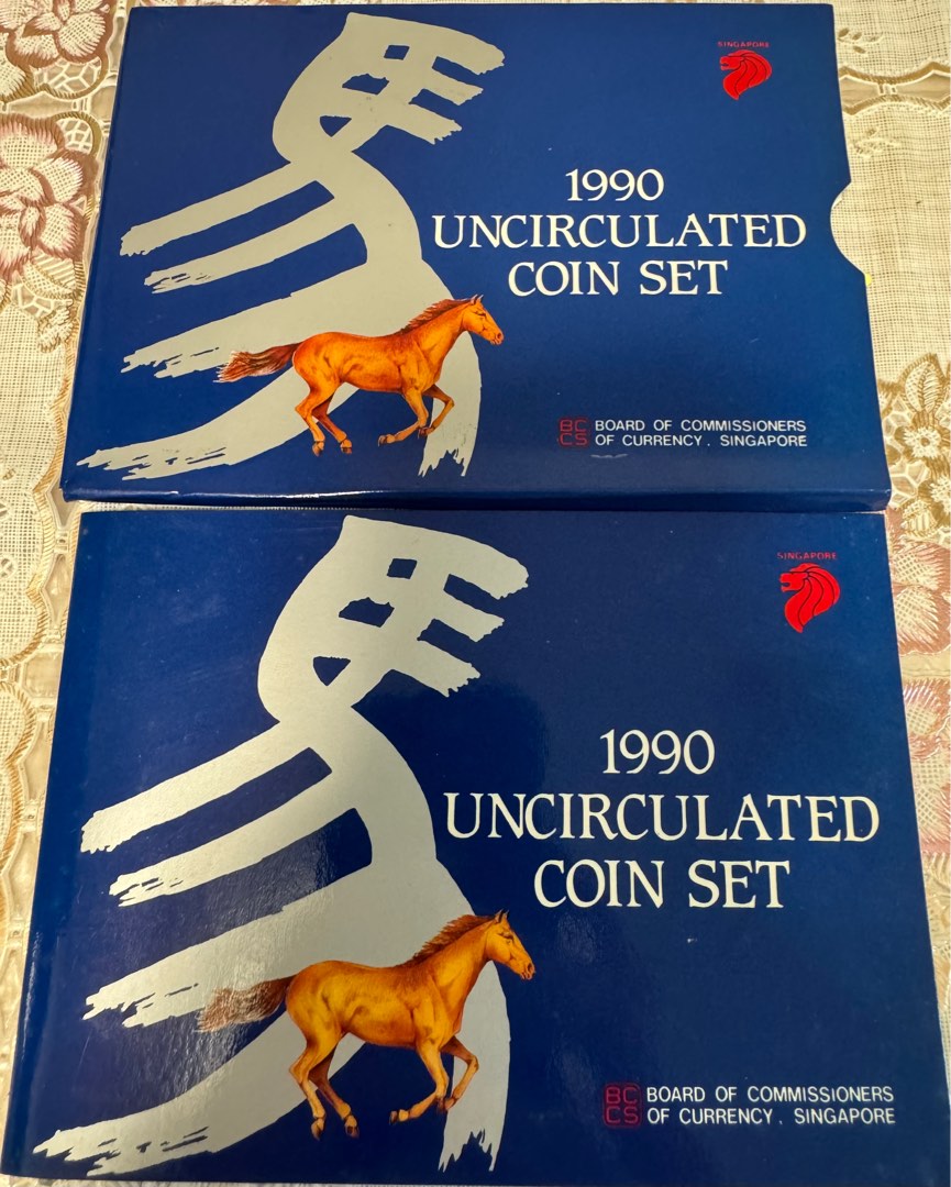 1990 Uncirculated Coin Set, Hobbies & Toys, Memorabilia & Collectibles ...