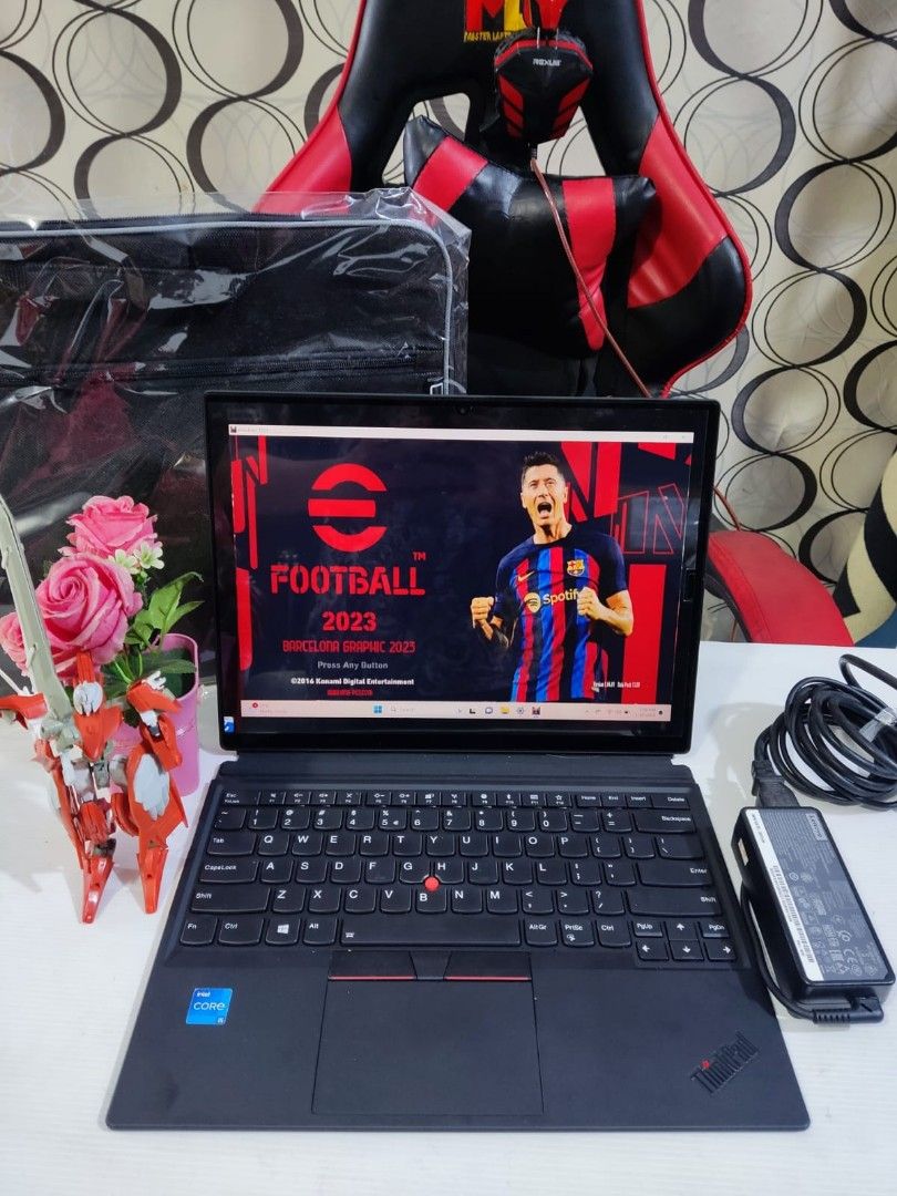 2in1 Lenovo X1 Tablet Core i5 gen8 Ram 8GB SSD 512GB Windows 11 Siap ...