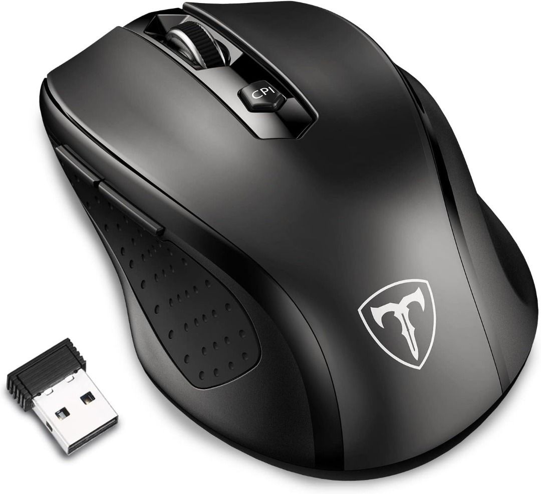 [5103] Victsing Wireless Mouse D-09 USB Receiver Optical Sensor ...