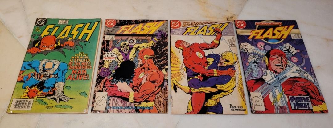 80s DC Comics The Flash ($14 for whole set/ $4 per piece), Hobbies ...