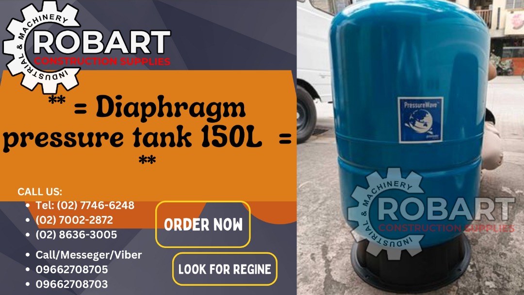 Diaphragm pressure tank 150L = **, Commercial & Industrial ...