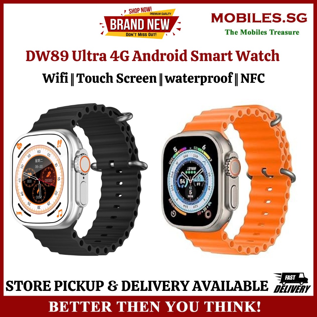 // Brand New // Dw89 Ultra Smart Watch GPS Inserted SIM Card 4G // Dw89 ...