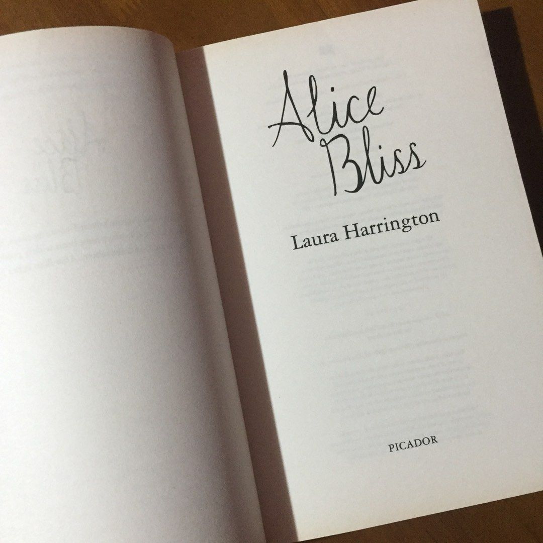 Alice Bliss by Laura Harrington (YA / Coming of Age / War), Hobbies & Toys, Books & Magazines ...