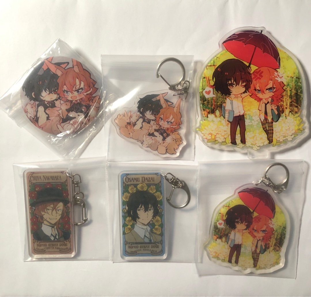 (ALL for $12) Bungou Stray Dogs BSD Chuuya Dazai Soukoku fan ...