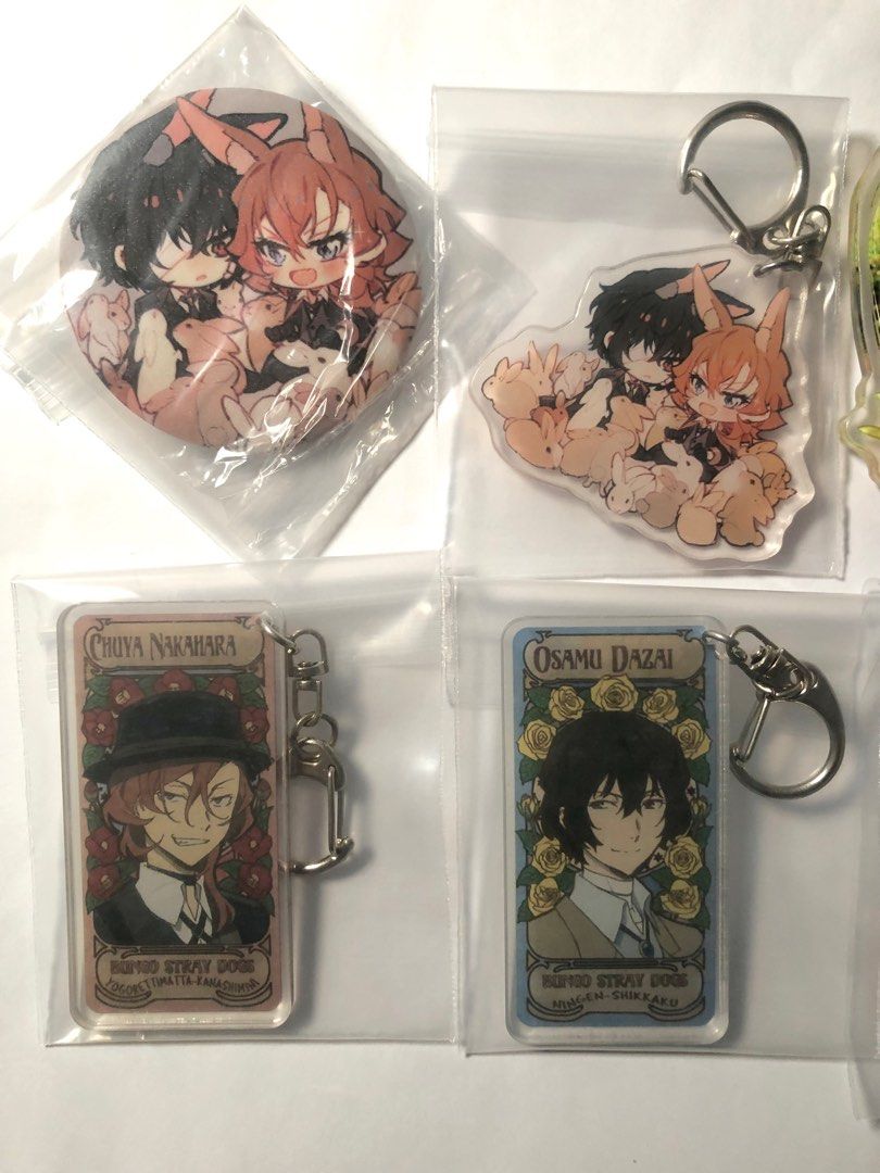 (ALL for $12) Bungou Stray Dogs BSD Chuuya Dazai Soukoku fan ...