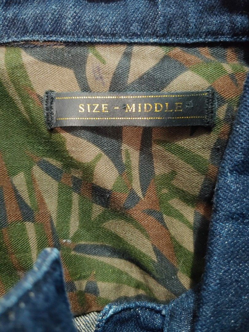 All Saints A2 Aviator Bomber Selvedge Denim Jacket McCoy's Iron Heart ...