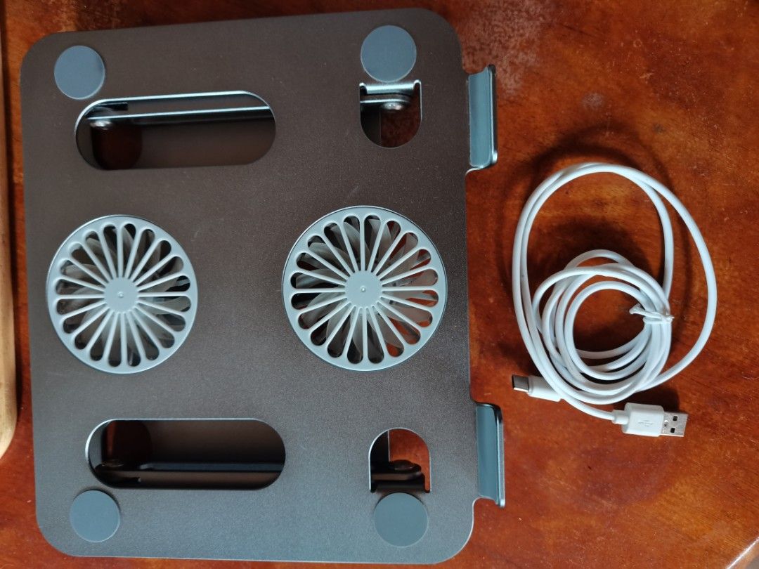 Aluminum Laptop Stand with Cooler Fan, Computers & Tech, Laptops ...
