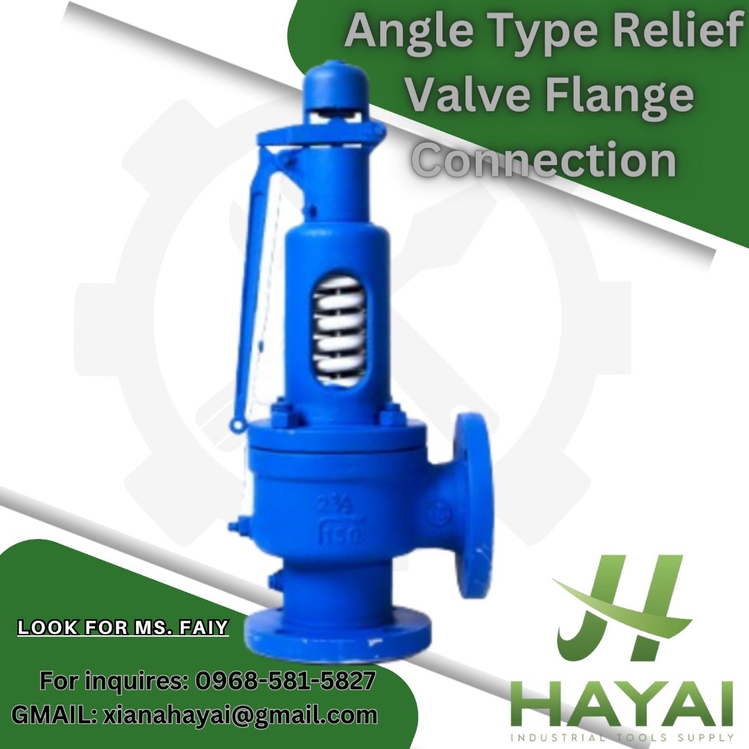 Angle type Relief Valve Flange Connection, Commercial & Industrial ...