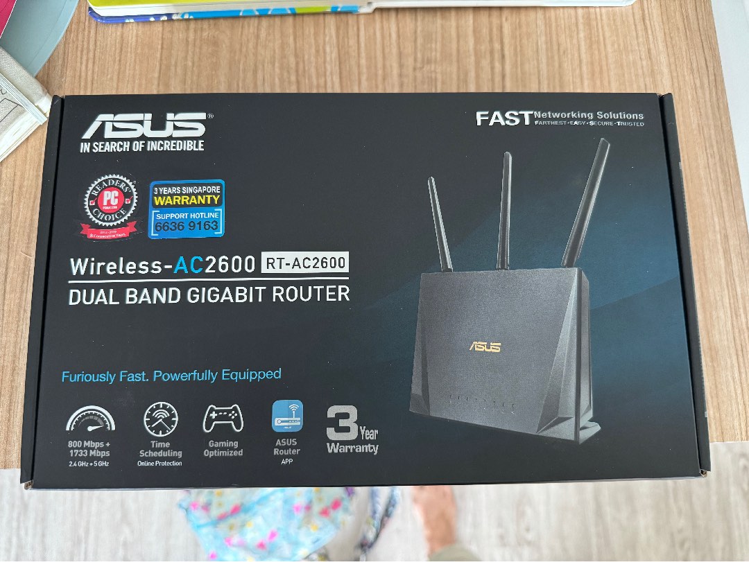 Asus RT-AC2600 wireless router, Computers & Tech, Parts & Accessories ...