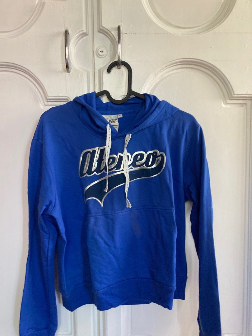 Ateneo hoodie jacket, Women's Fashion, Coats, Jackets and Outerwear on ...