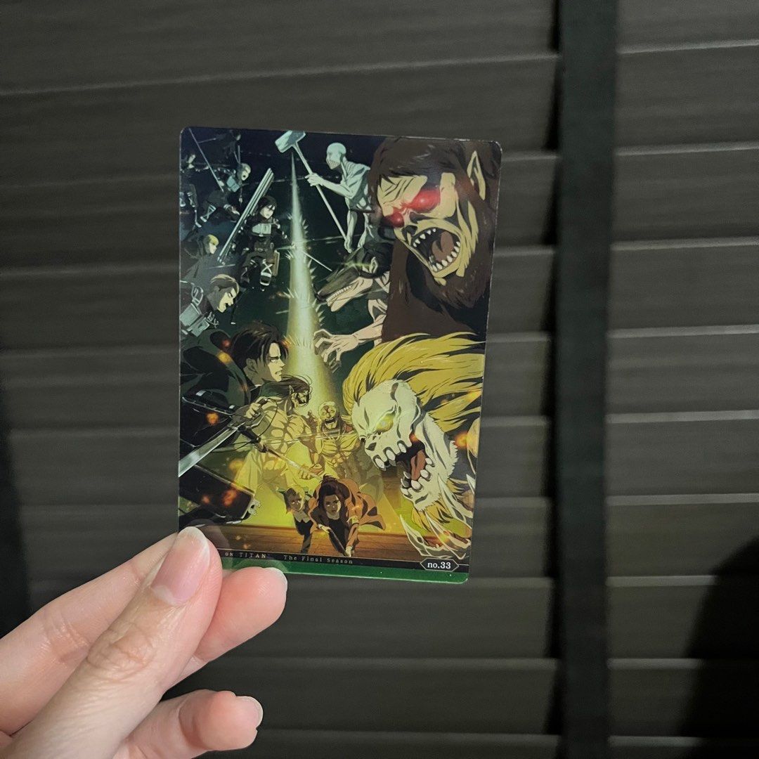 Attack on Titan Wafer Collectible Cards, Hobbies & Toys, Memorabilia ...