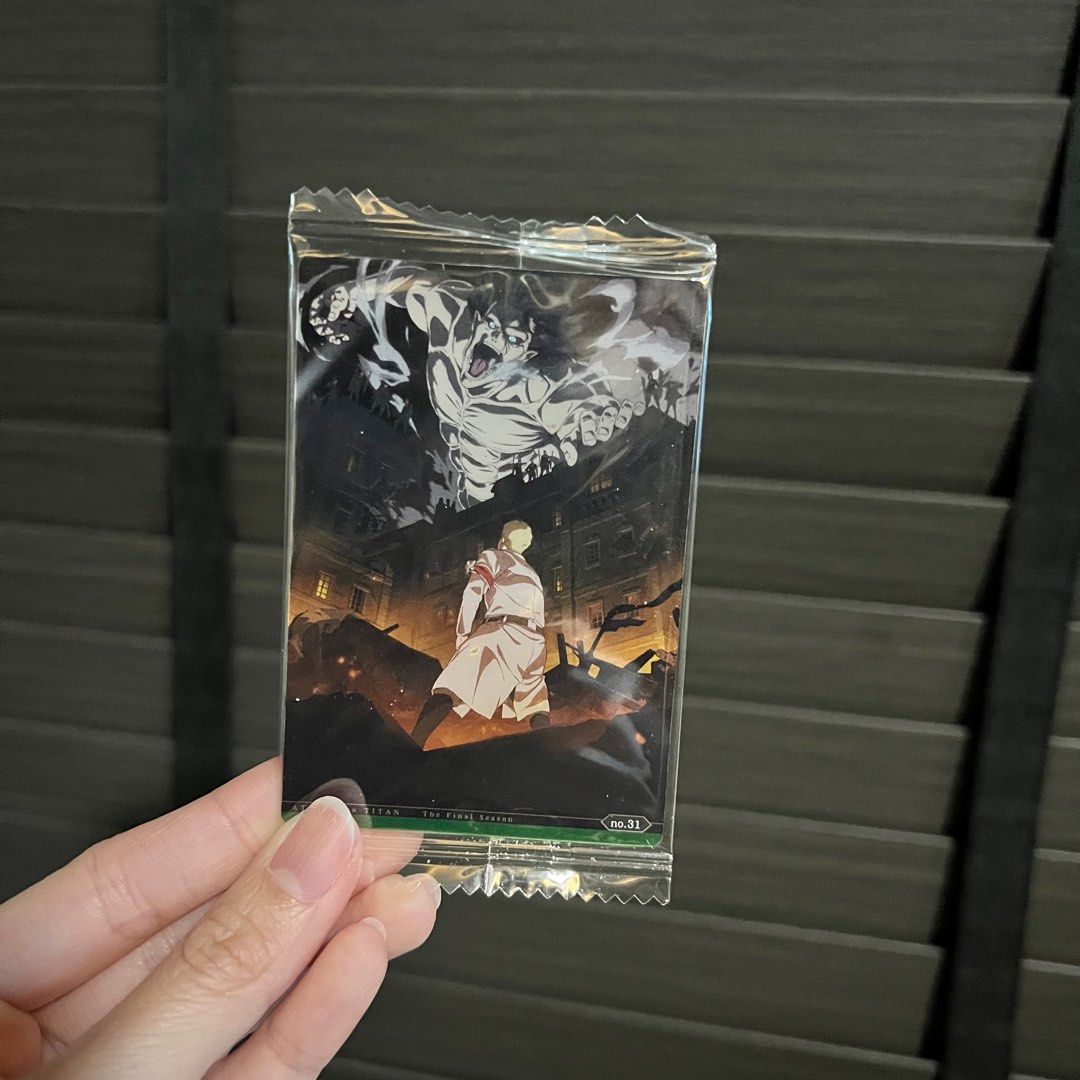 Attack on Titan Wafer Collectible Cards, Hobbies & Toys, Memorabilia ...