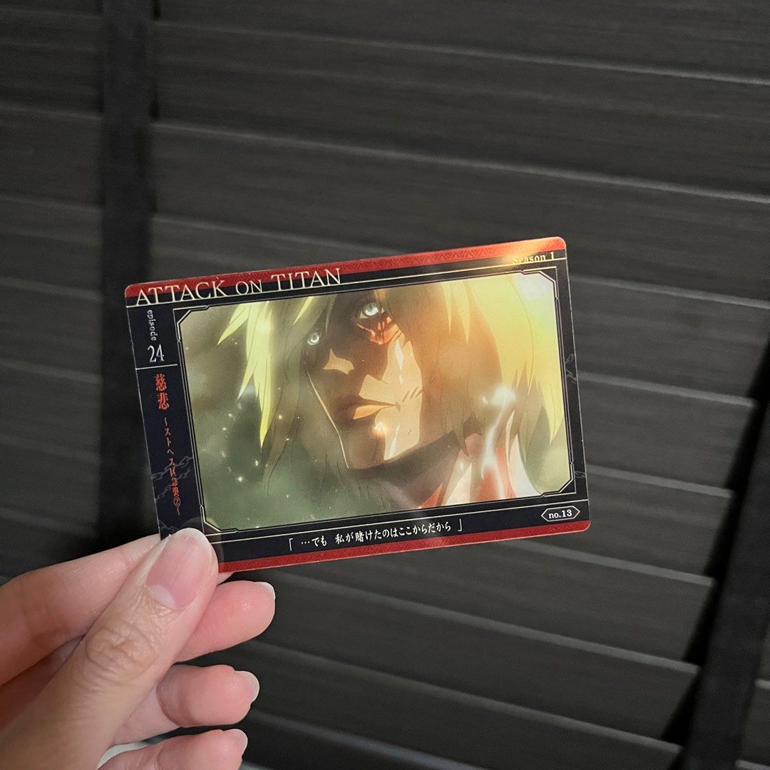 Attack on Titan Wafer Collectible Cards, Hobbies & Toys, Memorabilia ...