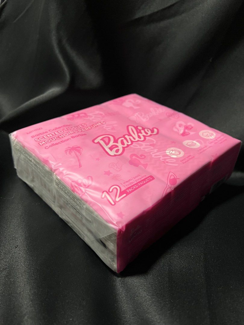 Authentic Miniso Barbie Scented Tissue, Beauty & Personal Care ...