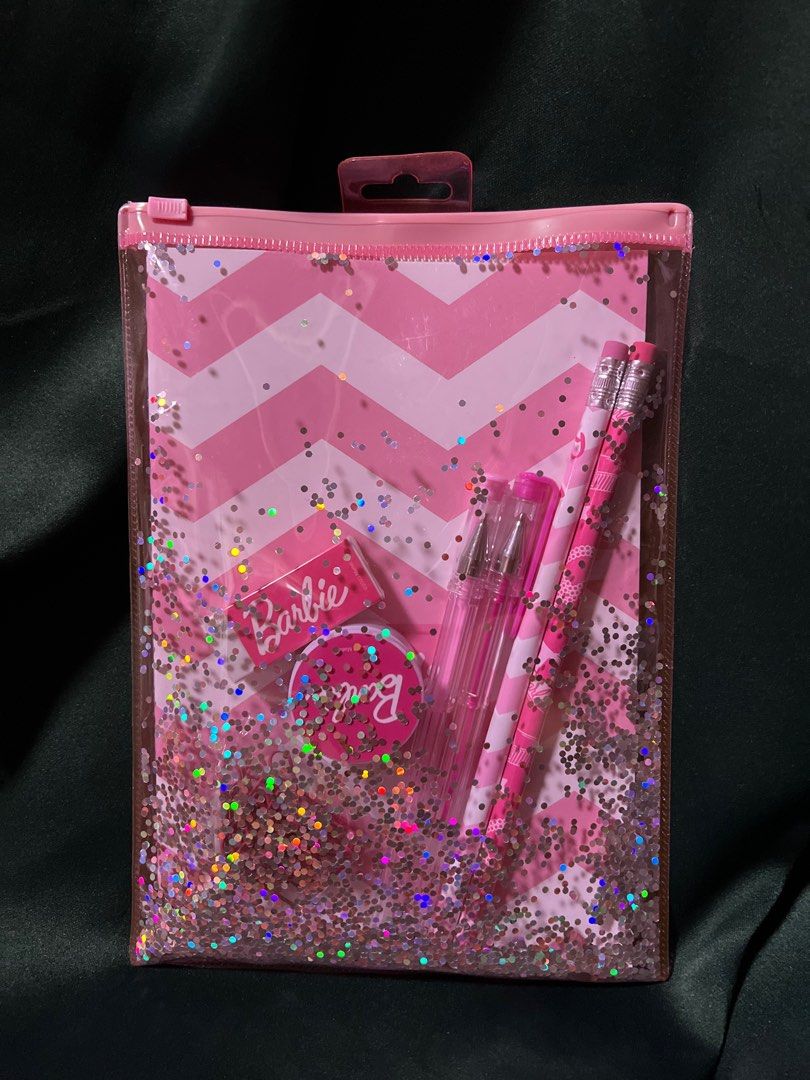 Authentic Miniso Barbie Stationary Set, Hobbies & Toys, Stationary ...