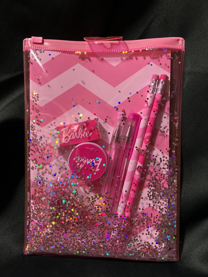 Authentic Miniso Barbie Stationary Set, Hobbies & Toys, Stationary ...