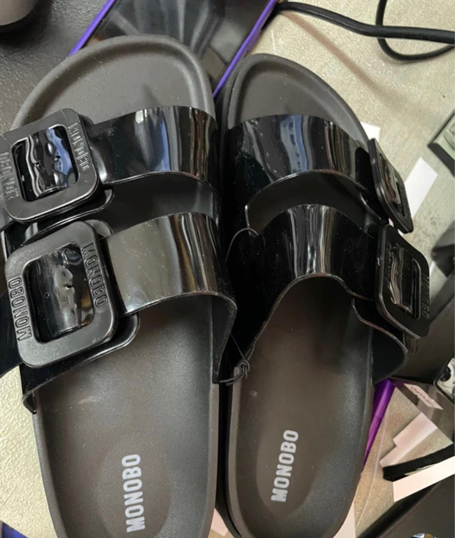 AUTHENTIC MONOBO SUPER JELLO BLACK, Men's Fashion, Footwear, Slippers ...