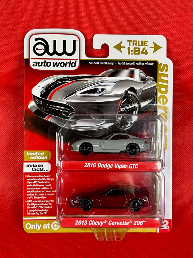 Auto World SuperCars 2-Pack Diecast Model Car (Target Exclusive ...