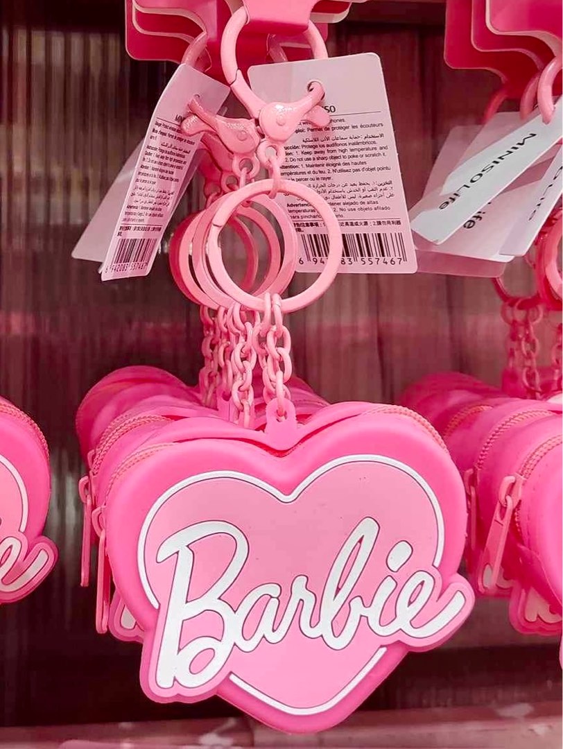 Barbie Miniso Silicone Coin Purse/Earphones Pouch, Women's Fashion ...