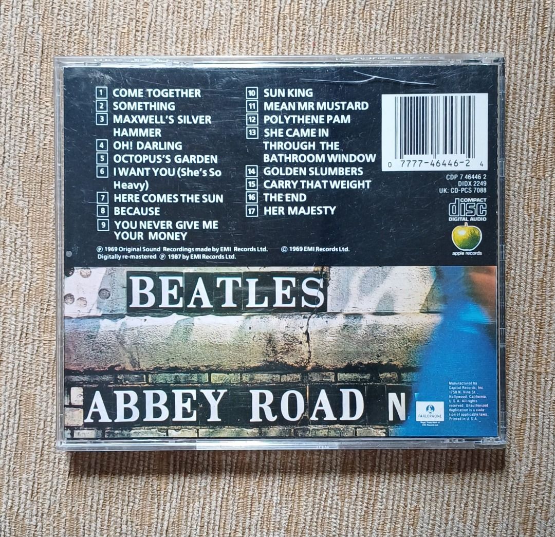BEATLES - ABBEY ROAD, Hobbies & Toys, Music & Media, CDs & DVDs on ...