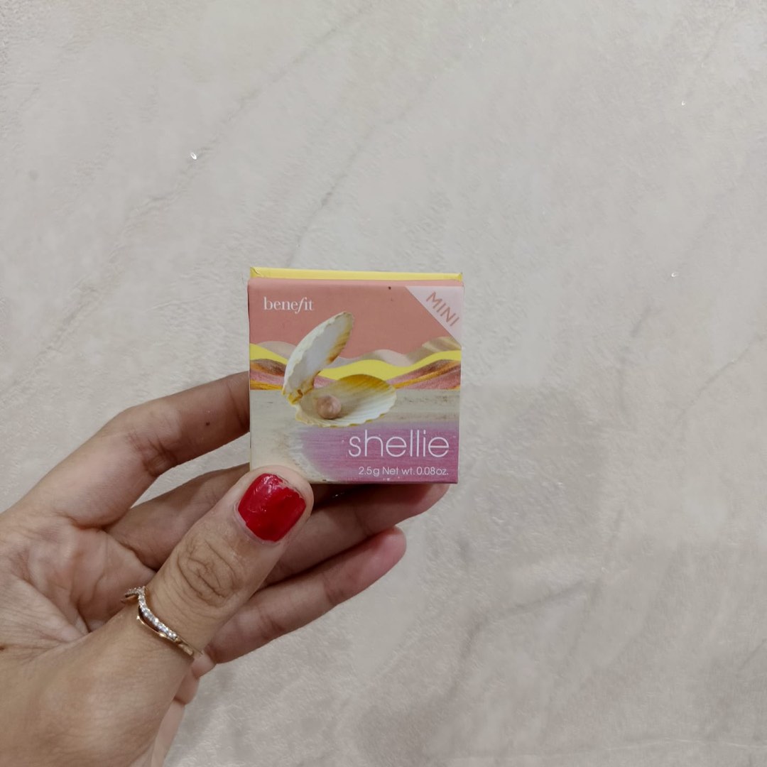 Benefit Mini Powder Blush - Shellie, Kesehatan & Kecantikan, Rias Wajah ...