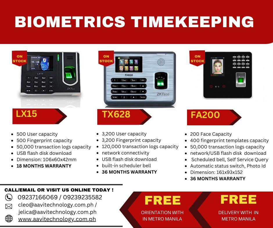 BIOMETRICS TIME KEEPING, Computers & Tech, Office & Business Technology ... BIOMETRICS TIME KEEPING, Computers & Tech, Office & Business Technology ...
