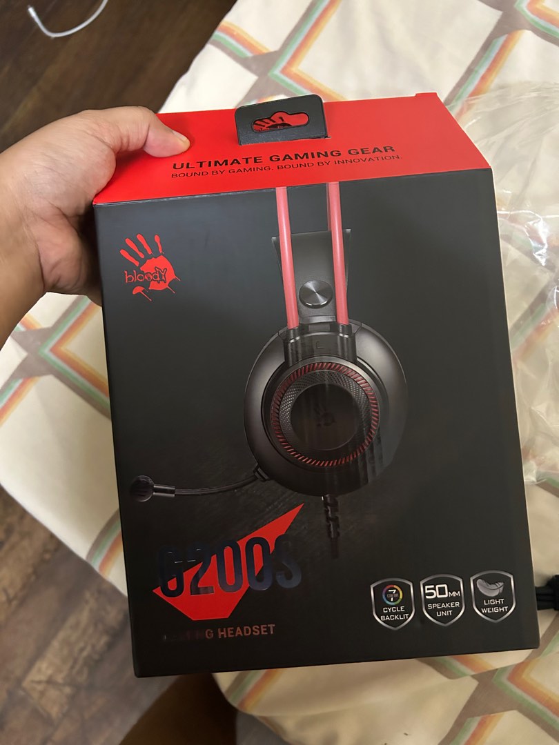 Bloody Gaming Headset G200, Audio, Headphones & Headsets on Carousell