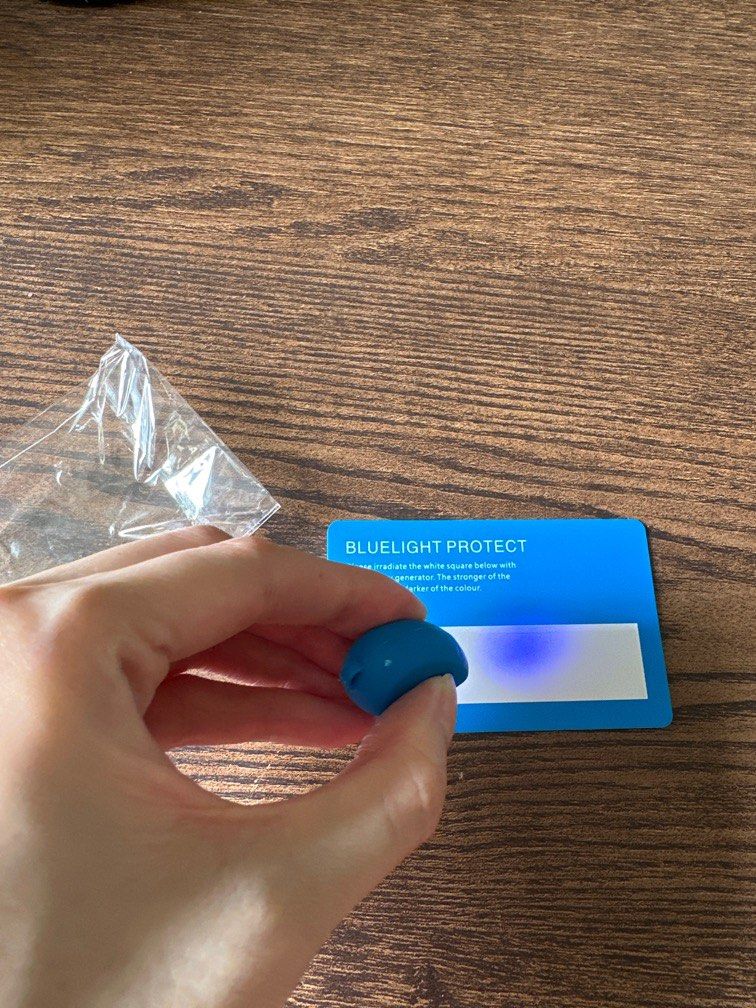 Blue light blocker tester, Beauty & Personal Care, Vision Care on Carousell