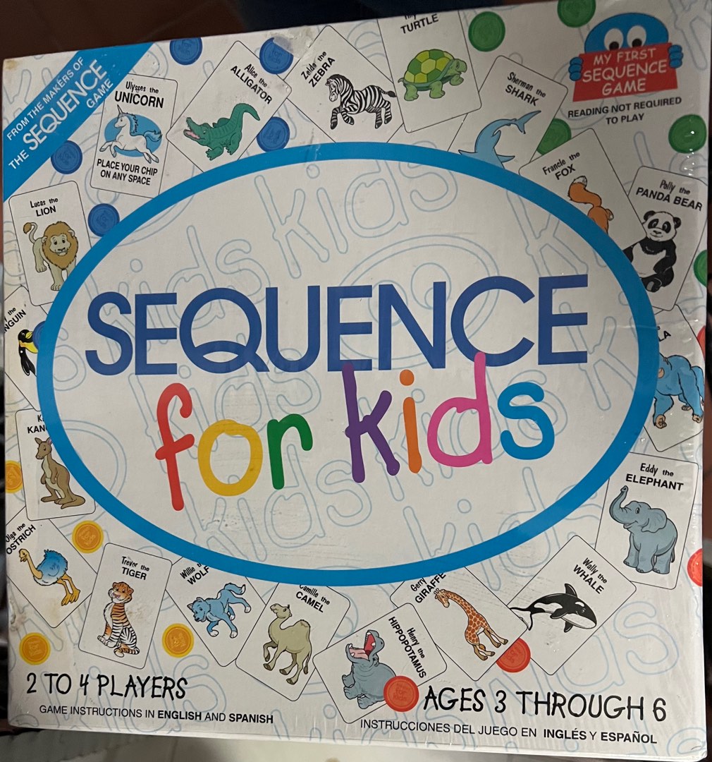 BNIB Sequence for Kids Game, Hobbies & Toys, Toys & Games on Carousell