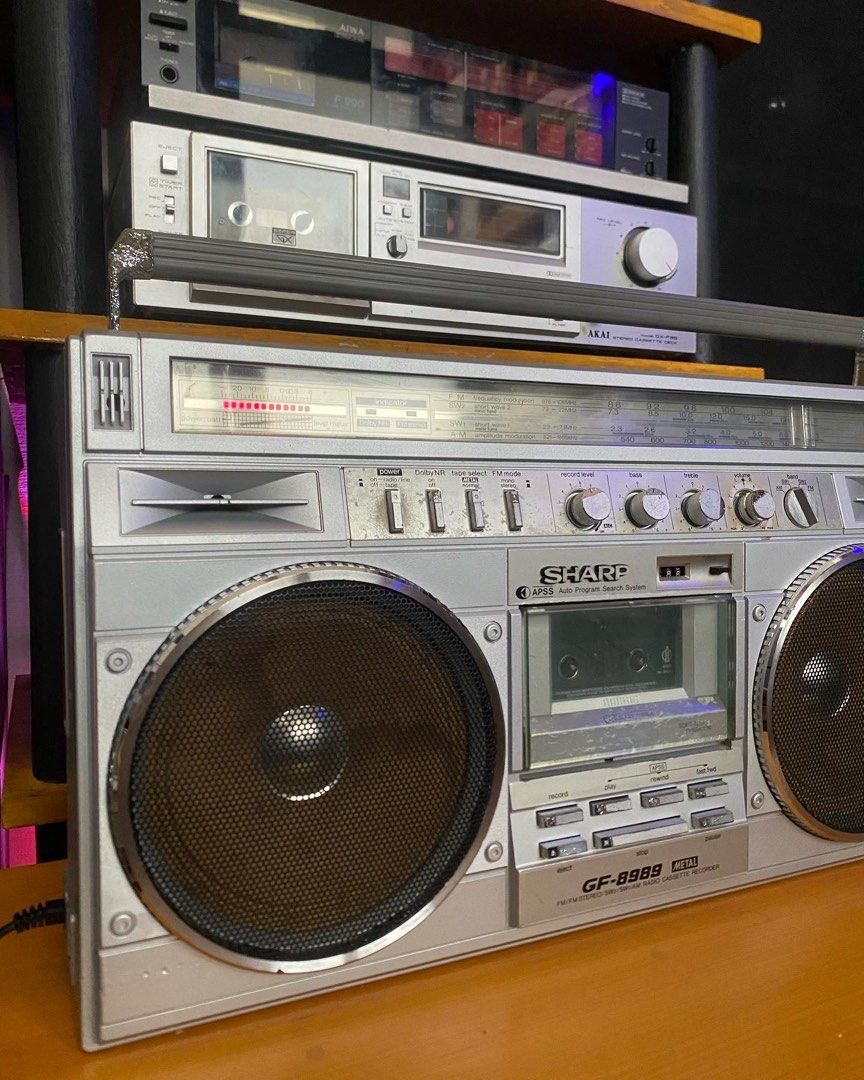 Boombox sharp, Elektronik, Audio di Carousell