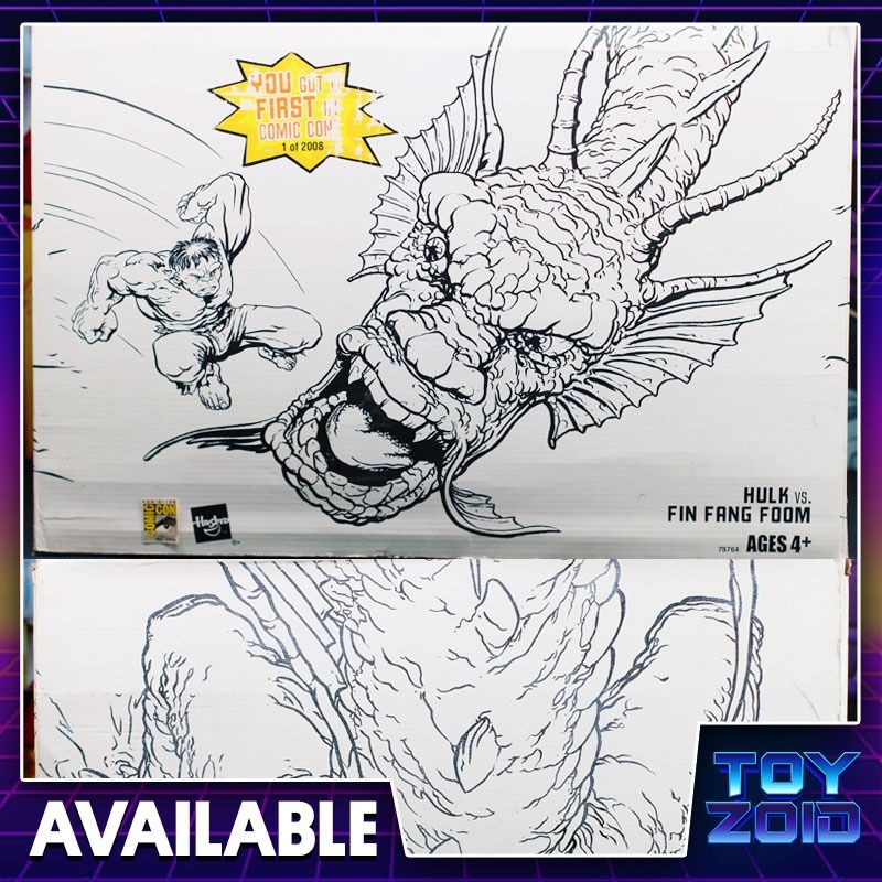 BOX ONLY Marvel Legends Hulk VS Fin Fang Foom BAF SDCC Box Set, Hobbies ...