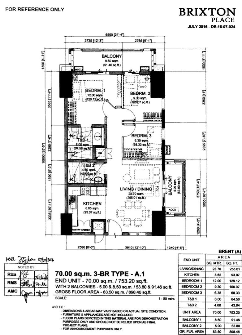 Brixton Place 3BR w/ Parking | DMCI Homes | Pasig, Property, For Sale ...