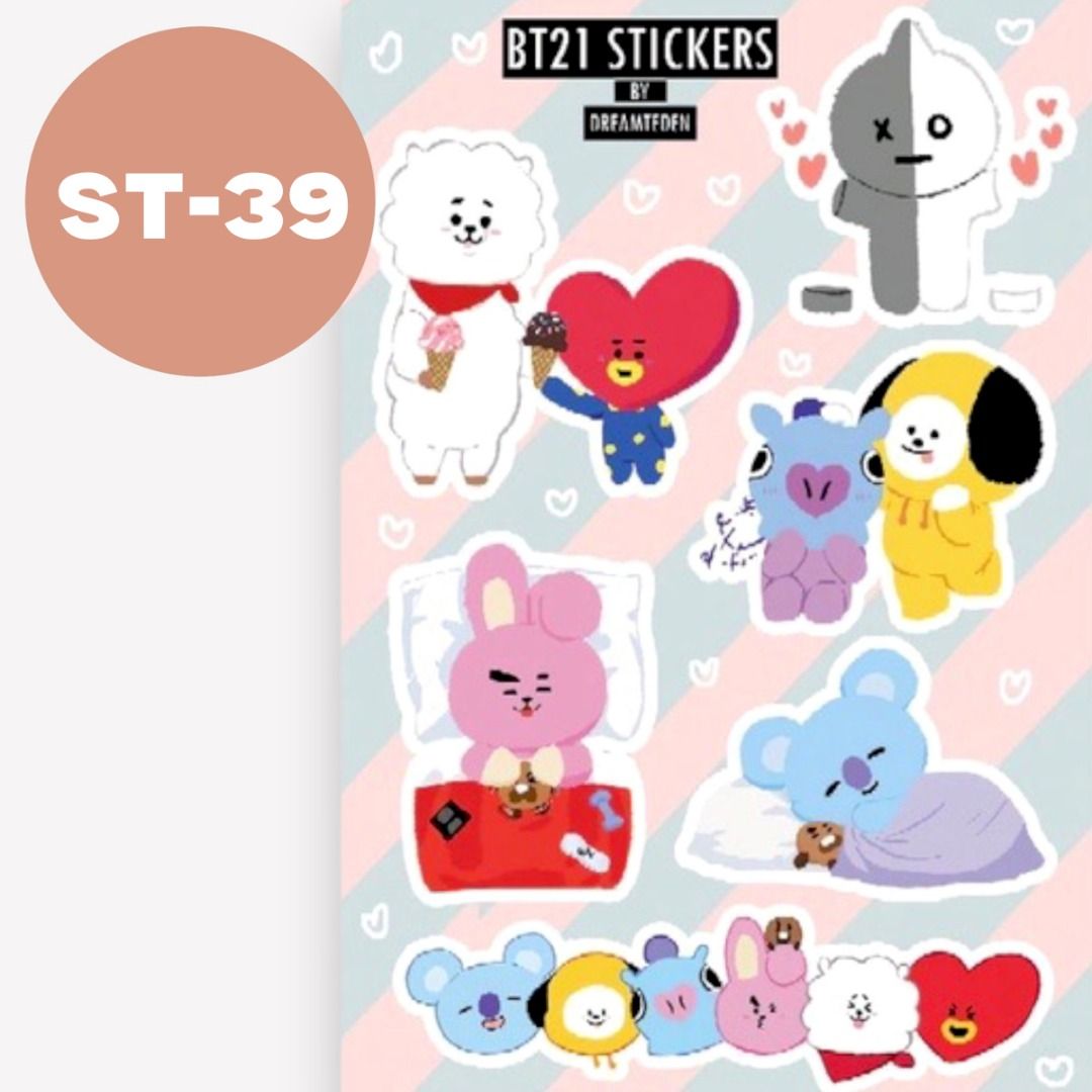 [BUY 2 ANY ITEMS, FREE DELIVERY MAILING] BTS Sticker, BTS Stickers ...
