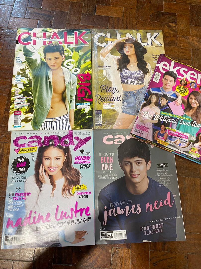 Candy Magazine Nadine Lustre and James Reid Edition, Hobbies & Toys ...