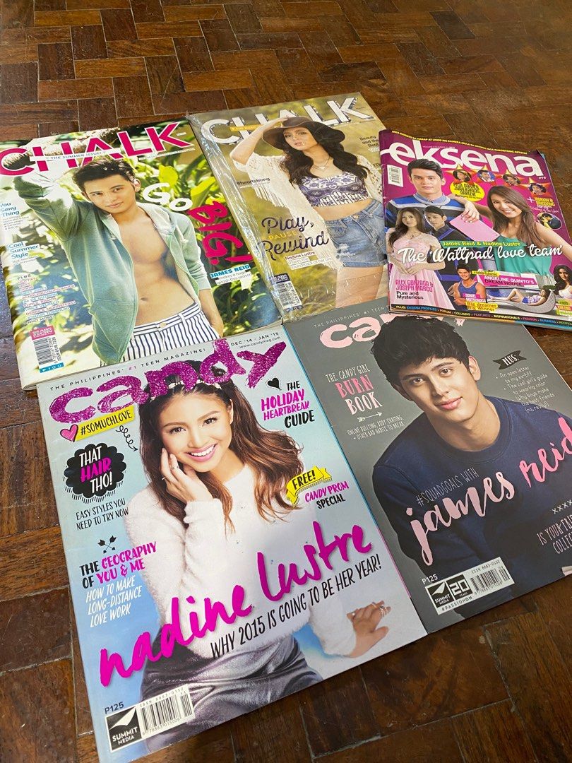 Candy Magazine Nadine Lustre and James Reid Edition, Hobbies & Toys ...