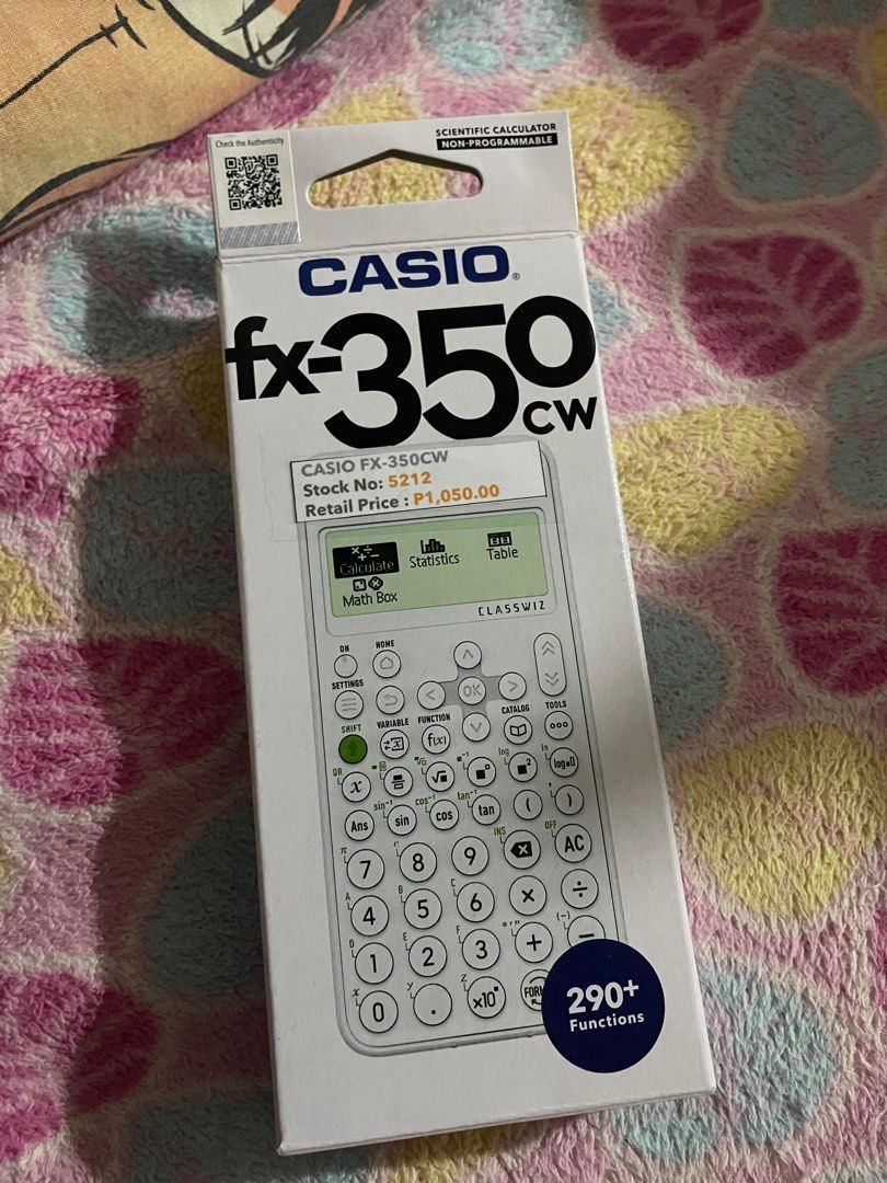 Casio classwiz fx-350cw, Hobbies & Toys, Stationary & Craft, Stationery ...