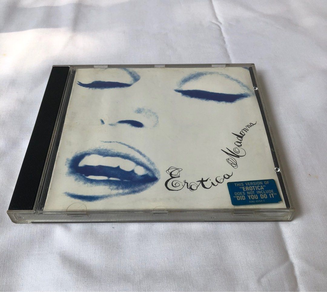 CD Madonna Erotica with Stickers, Hobbies & Toys, Music & Media, CDs & DVDs on Carousell