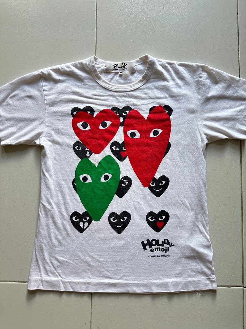 CDG PLAY, Men's Fashion, Tops & Sets, Tshirts & Polo Shirts on Carousell