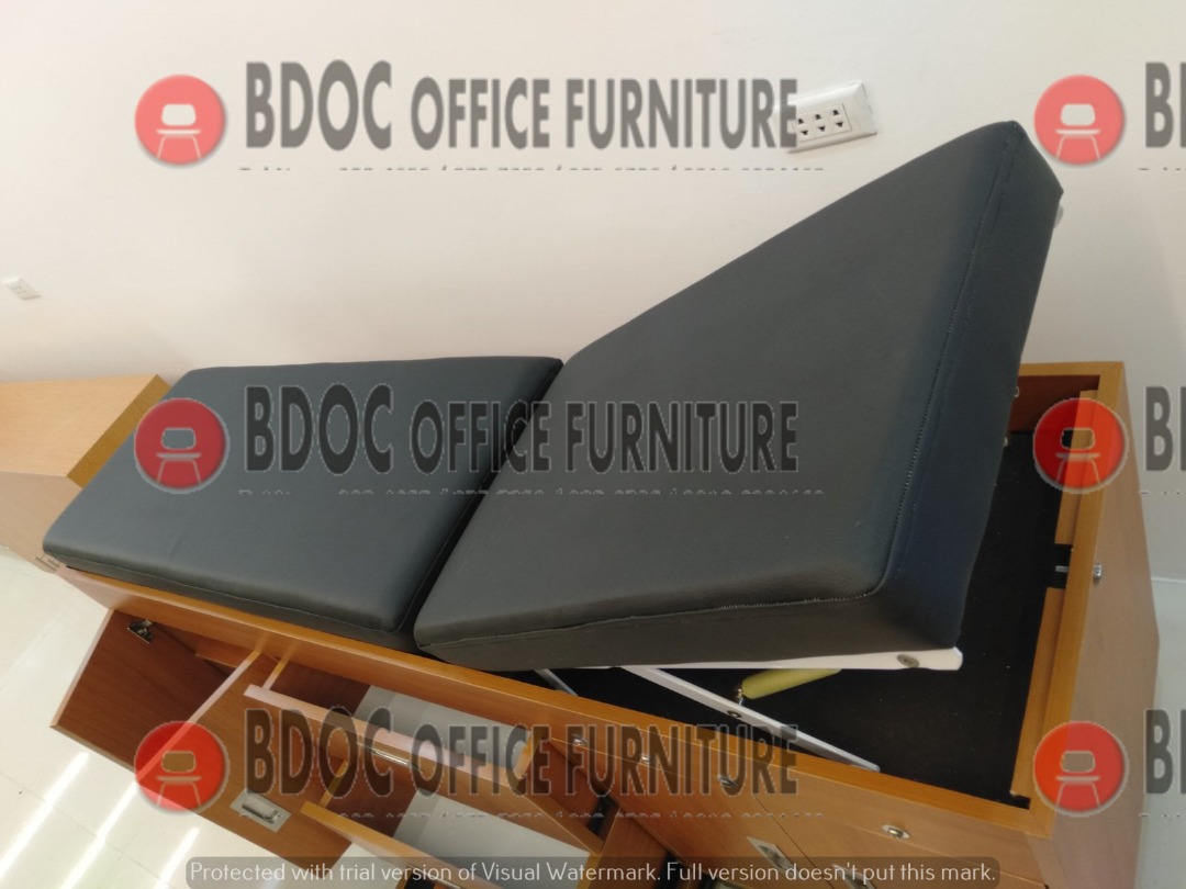 Clinic bed / office partition / office table / office chair / office ...