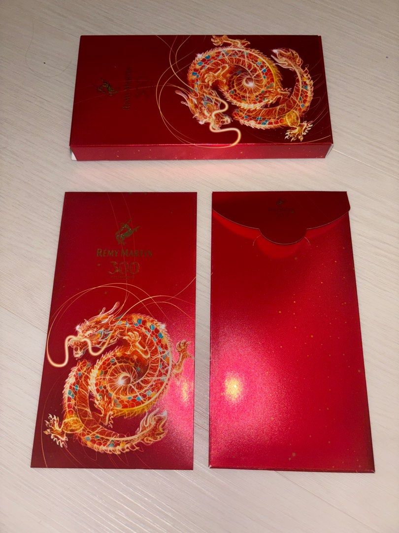 CNY Red Packet Dragon Year 2024 - Remy Martin, Hobbies & Toys ...