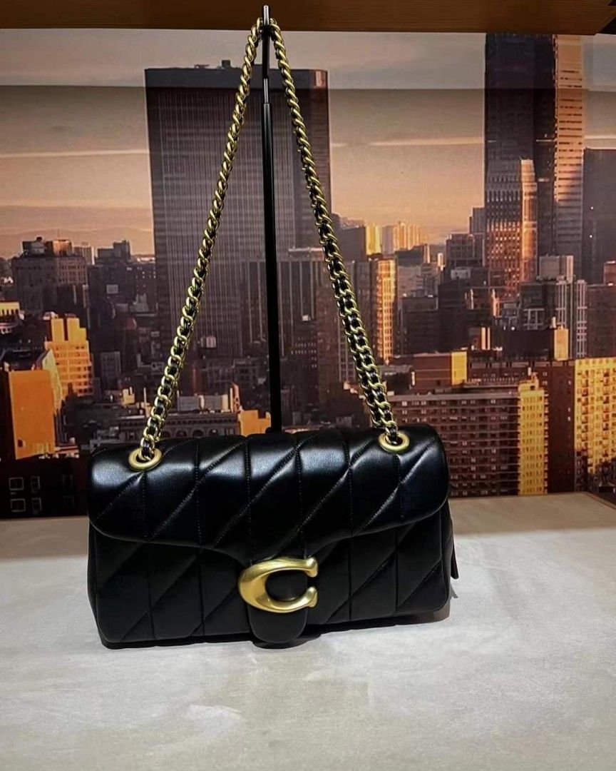 COACH CP150 Tabby 26 Crossbody bag nappa leather black, Luxury, Bags & Wallets on Carousell