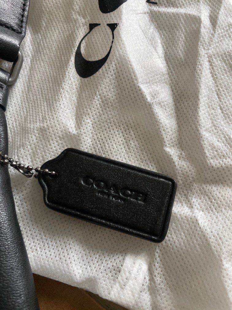 Coach Warren Belt Bag In Signature Canvas Charcoal Black, Luxury, Bags ...