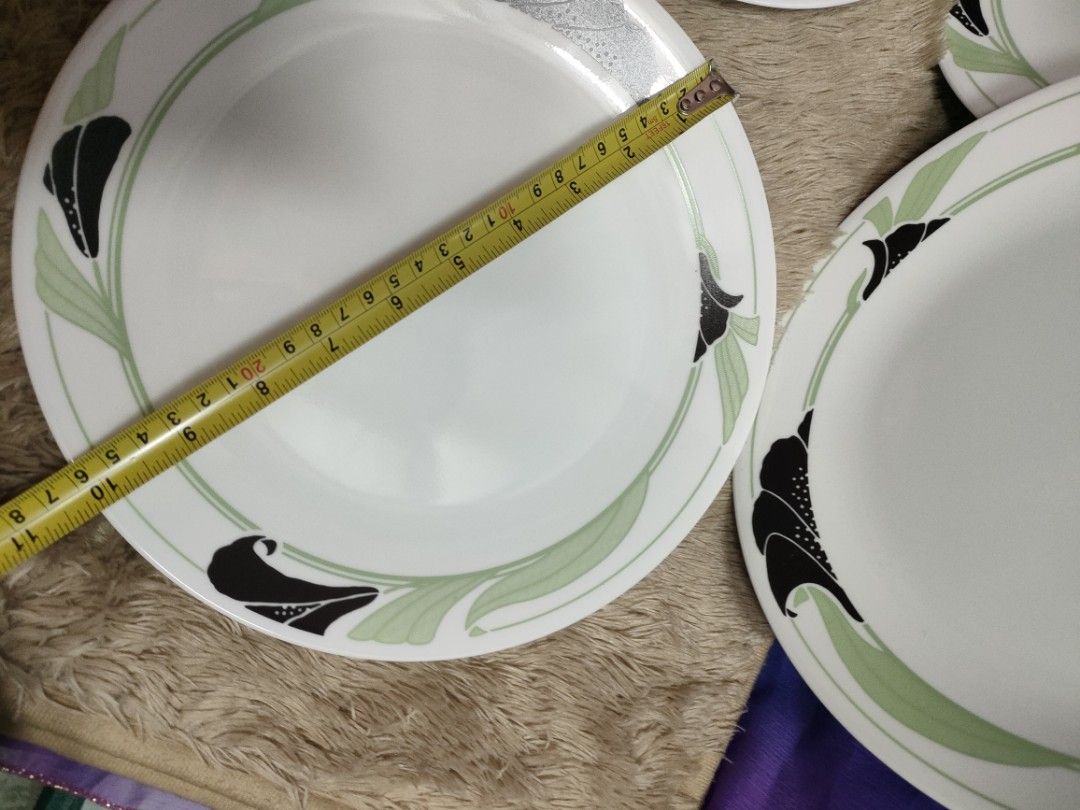 Corelle dinner plate (set 3), Furniture & Home Living, Kitchenware ...