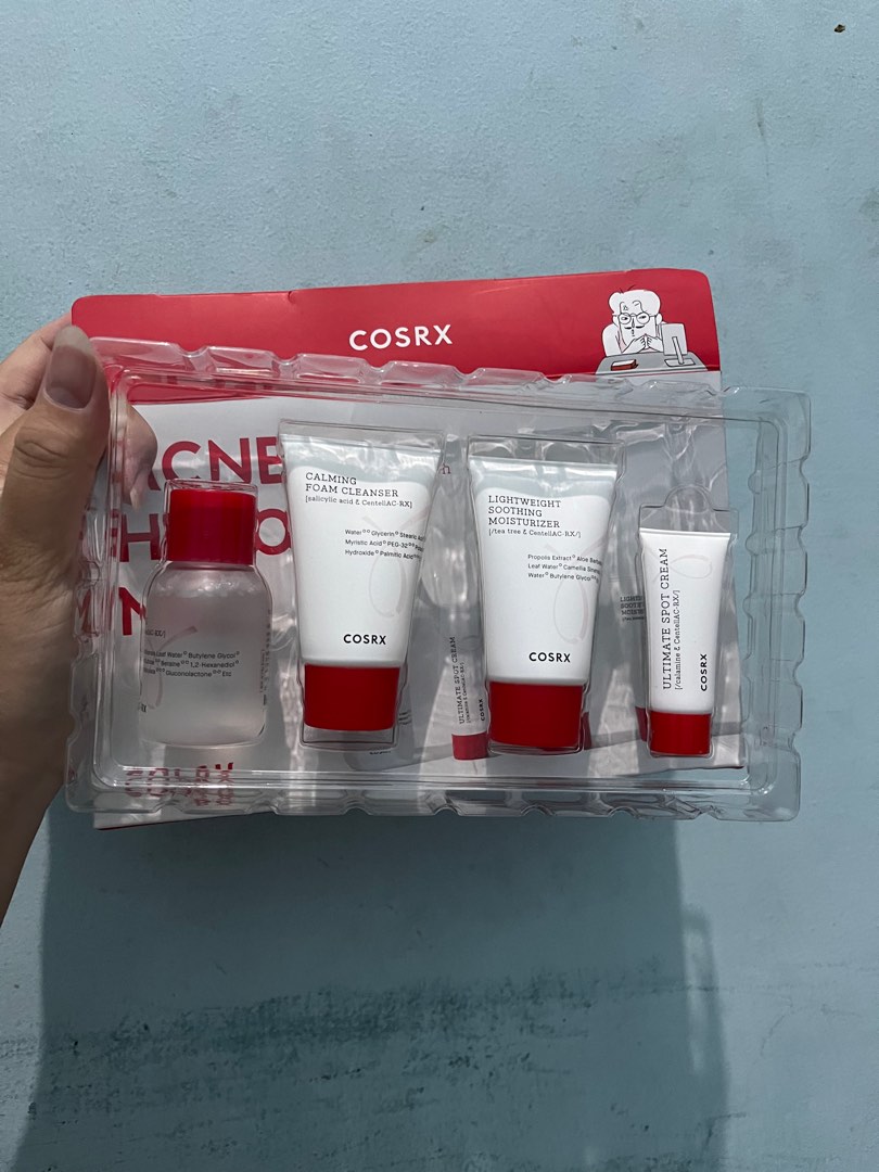 COSRX Acne Hero Kit Mild, Kesehatan & Kecantikan, Kulit, Sabun & Tubuh ...