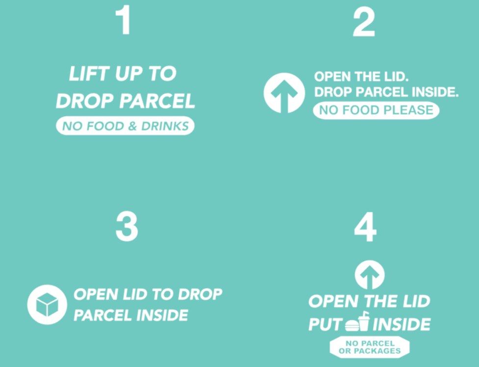 Custom Decals For KILOV Box Parcel Box Food Box Delivery Box High ...