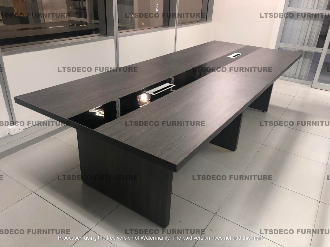 CUSTOMIZE CONFERENCE TABLE OFFICE PARTITION AND OFFICE FURNITURE, Furniture & Home Living ...