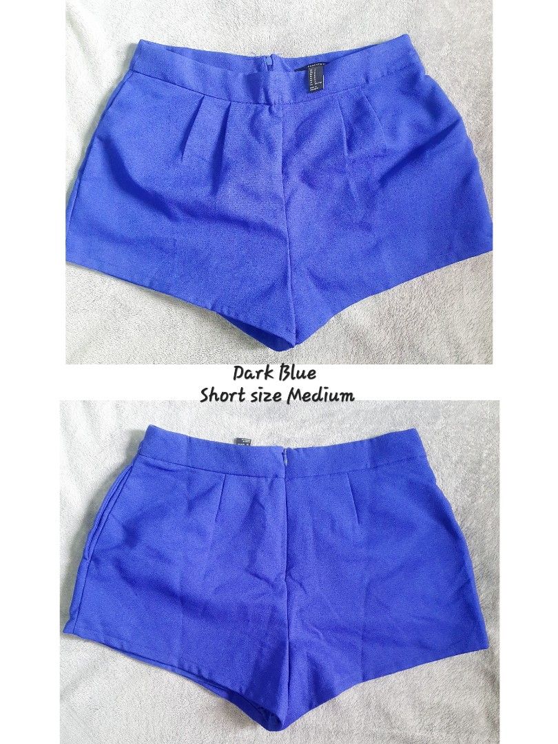 Dark blue Short, Women's Fashion, Bottoms, Shorts on Carousell