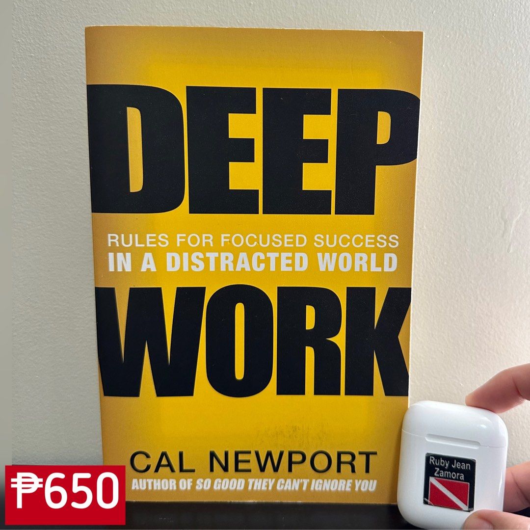 Deep Work book by Cal Newport, Hobbies & Toys, Books & Magazines ...