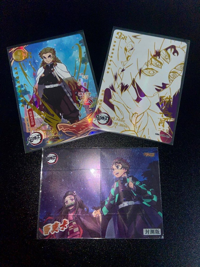 DEMON SLAYER CARDS (authentic/official) SSR, Hobbies & Toys, Books ...